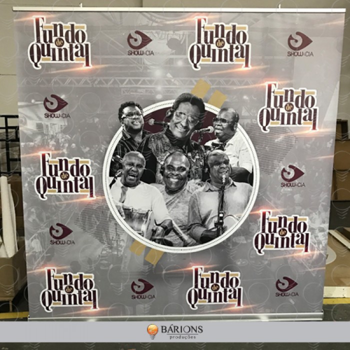 Banner Roll Up 2x2m em Lona Fosca